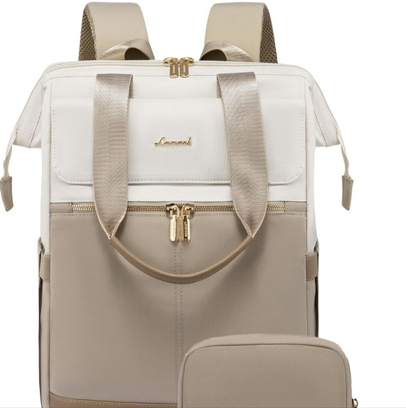 Lovevook | Bags | Chic Beige Backpack For Women | Poshmark